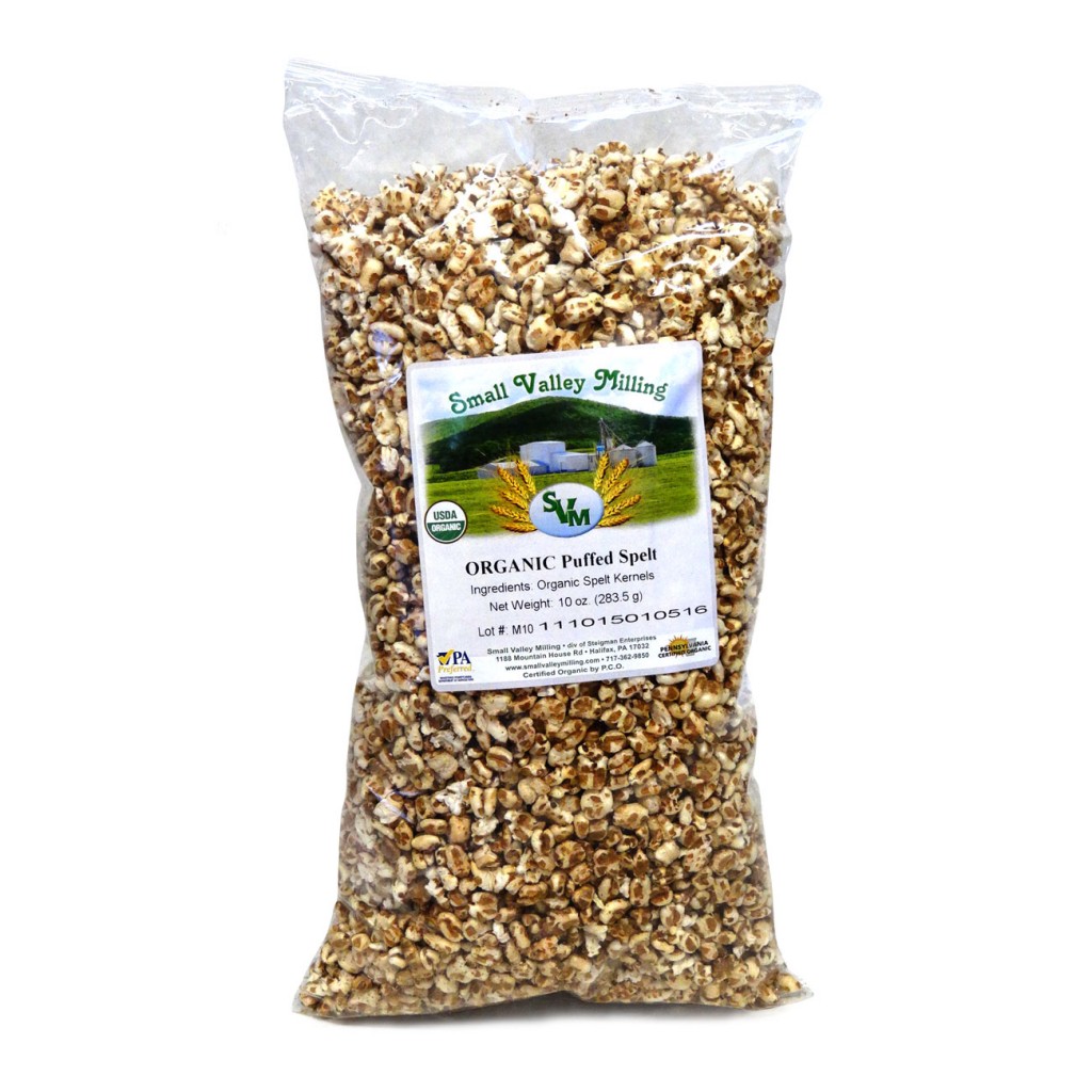 Organic Puffed Spelt Cereal – Small Valley Milling
